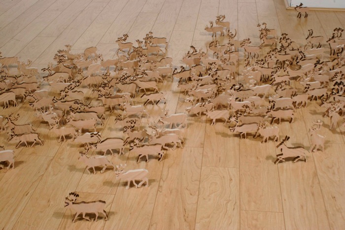 Caribou Migration (detail 1)